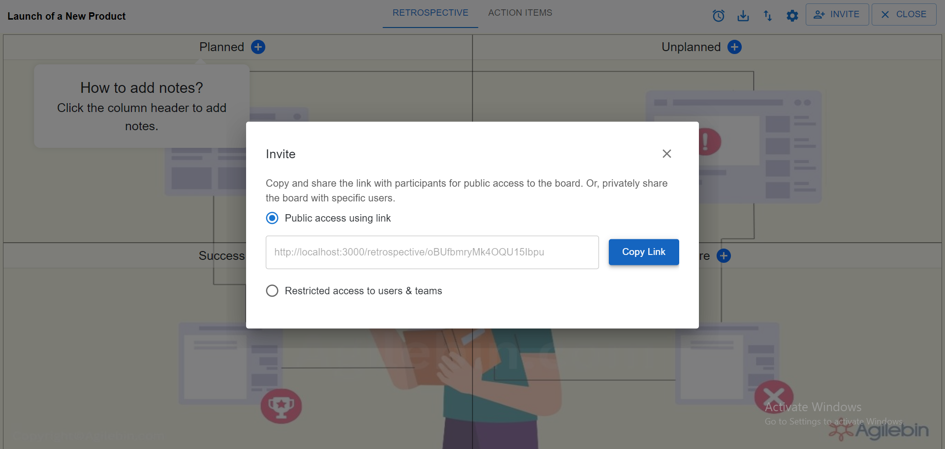 Lesson Learned Retrospective | Agilebin
