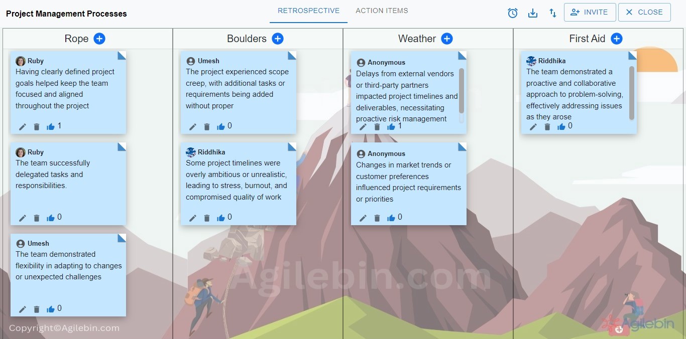 Mountain Climber Retrospective | Agilebin