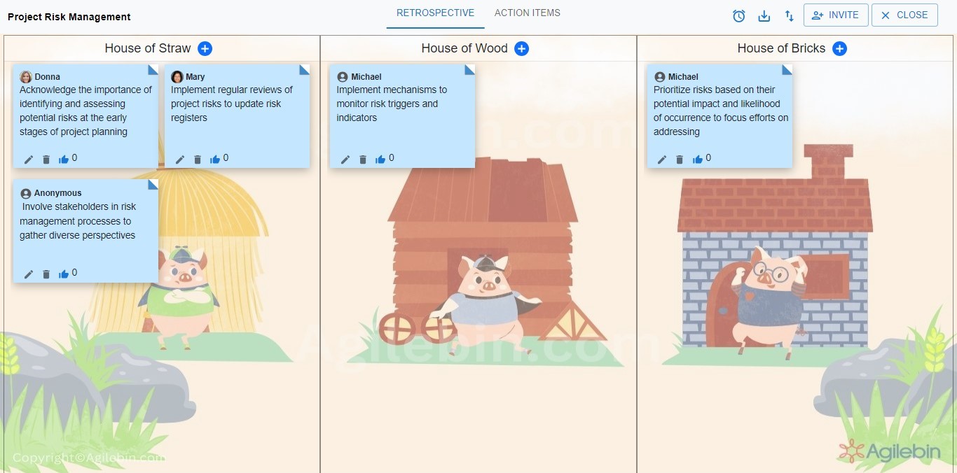 Three Little Pigs Retrospective | Agilebin